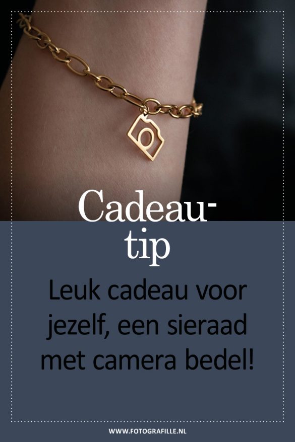 Cadeautip - armband en ketting met camera bedel! - Fotografille